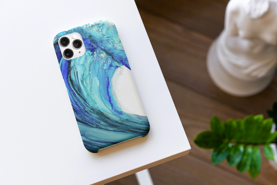 Blue Wave - Phone Case – TaraHuntDesigns